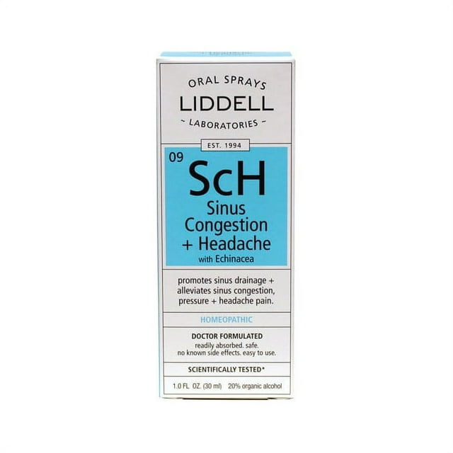 Liddell Labs ScH Sinus Congestion Headache - 1 Ounce Oral Spray ...