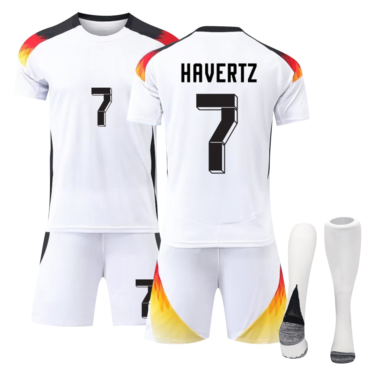 Lide 2024 German Soccer Jersey 3-Piece Set, Printed #7 Kai Havertz ...
