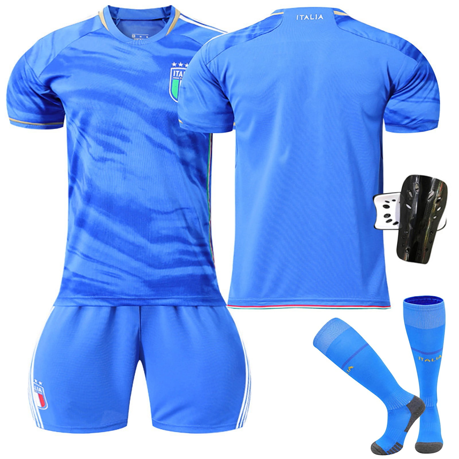 Lide 2324 Italy National Team Home Game Blue Soccer Jersey, #None Short ...