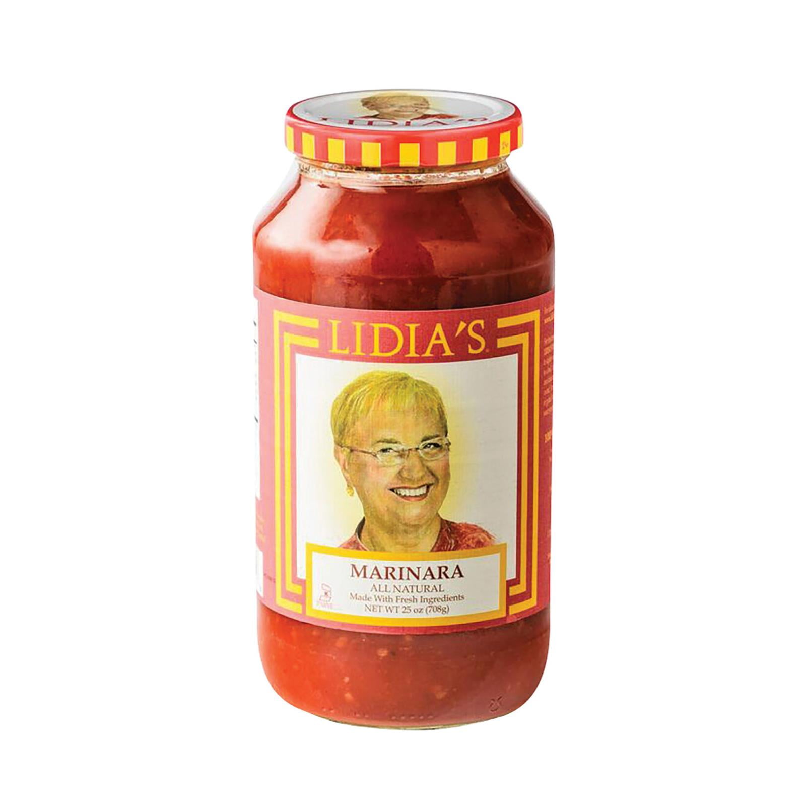 Lidias All Natural Marinara Pasta Sauce, 25 oz - Pack of 6 - Walmart.com
