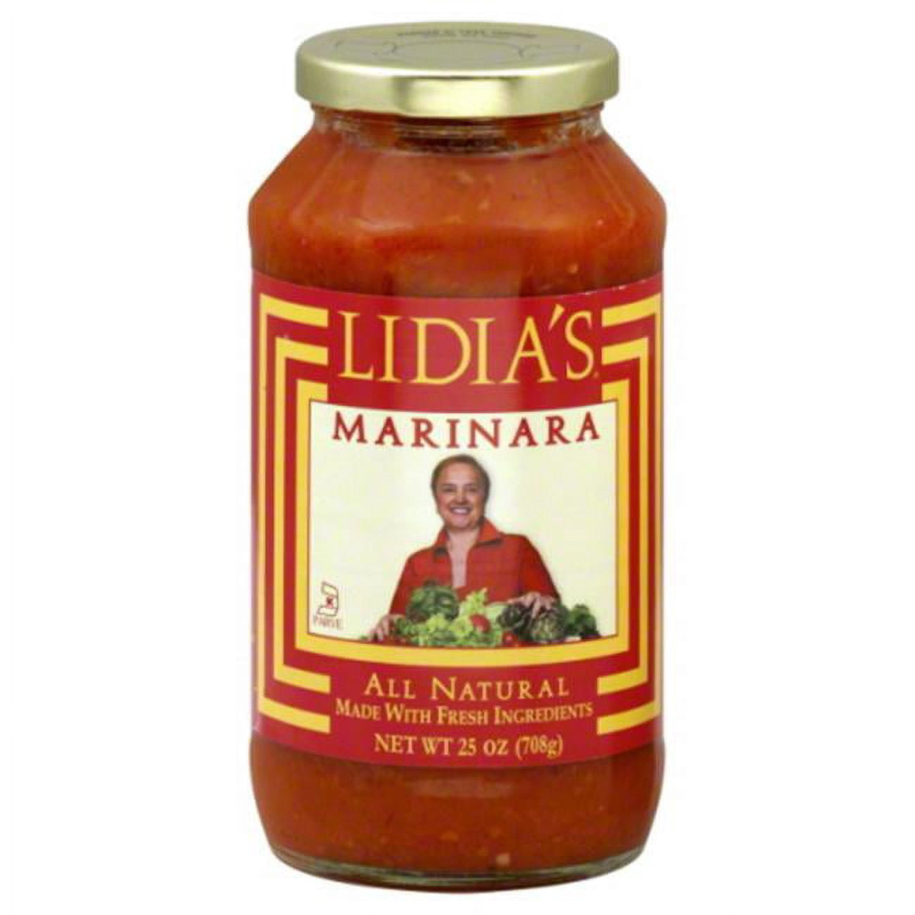 Lidias All Natural Marinara Pasta Sauce, 25 oz - Pack of 6 - Walmart.com