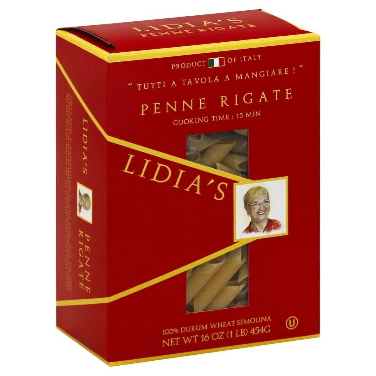Lidias: Penne Rigate Pasta, 16 Oz - Walmart.com