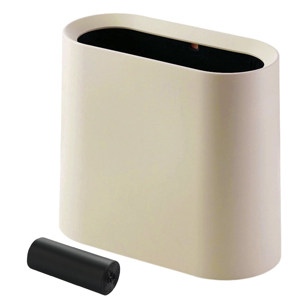 Lidless Waste Bin for Compact Areas Space Saving Includes Trash Bags ...