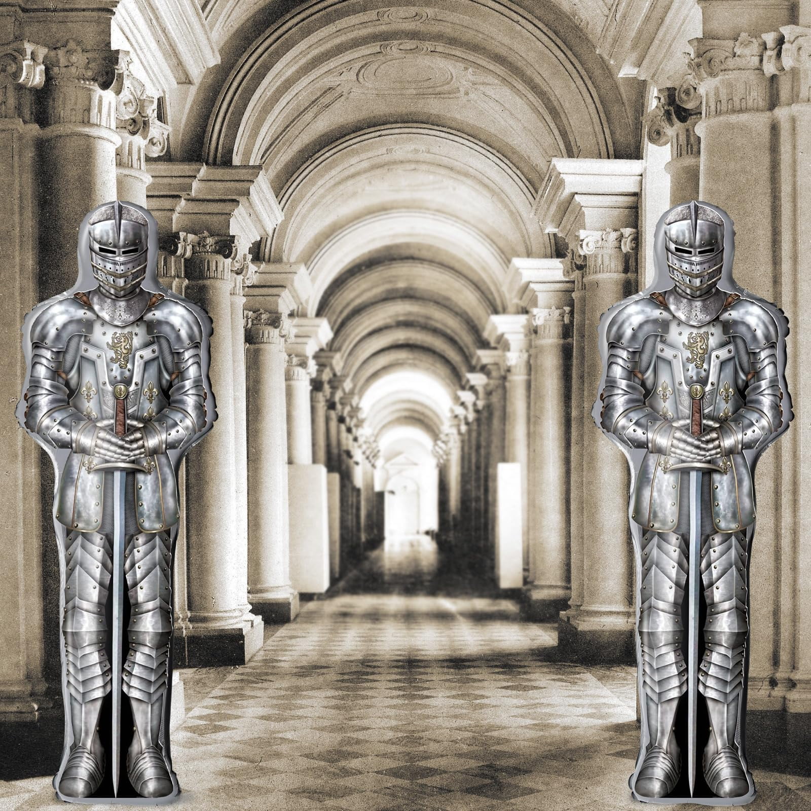 Lidmada Knight Party Balloons, Medieval Castle AIS1 Decorations ...