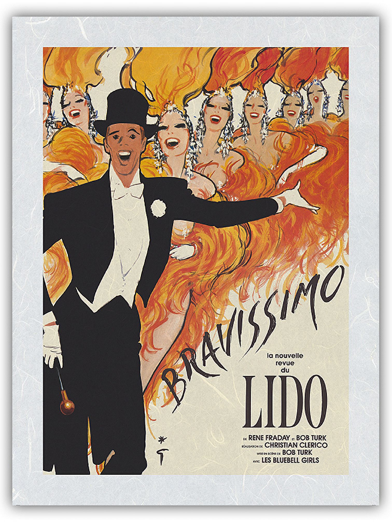 Lido Cabaret - Paris France - Bravissimo Burlesque Show - Vintage ...