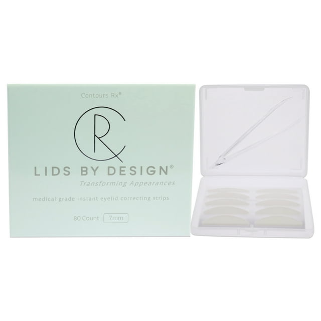 Lids By Design by Contours Rx for Unisex - 80 Count Eyelid Strips (7mm ...