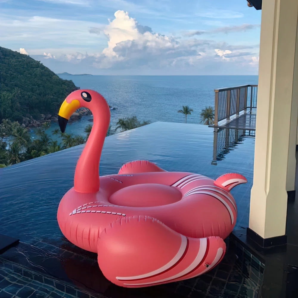 LiebeRen Pink Flamingo Inflatable Pool Raft Float - Walmart.com