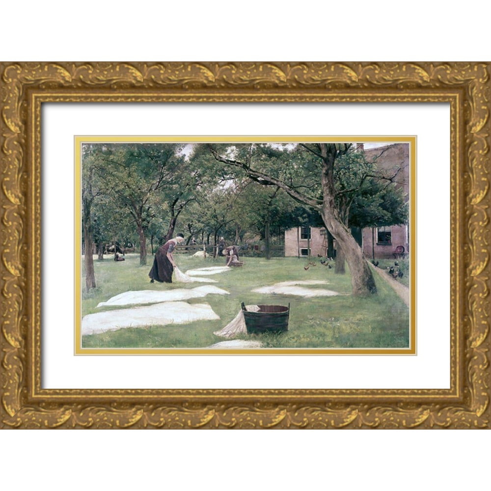 Liebermann, Max 32x22 Gold Ornate Wood Framed with Double Matting ...