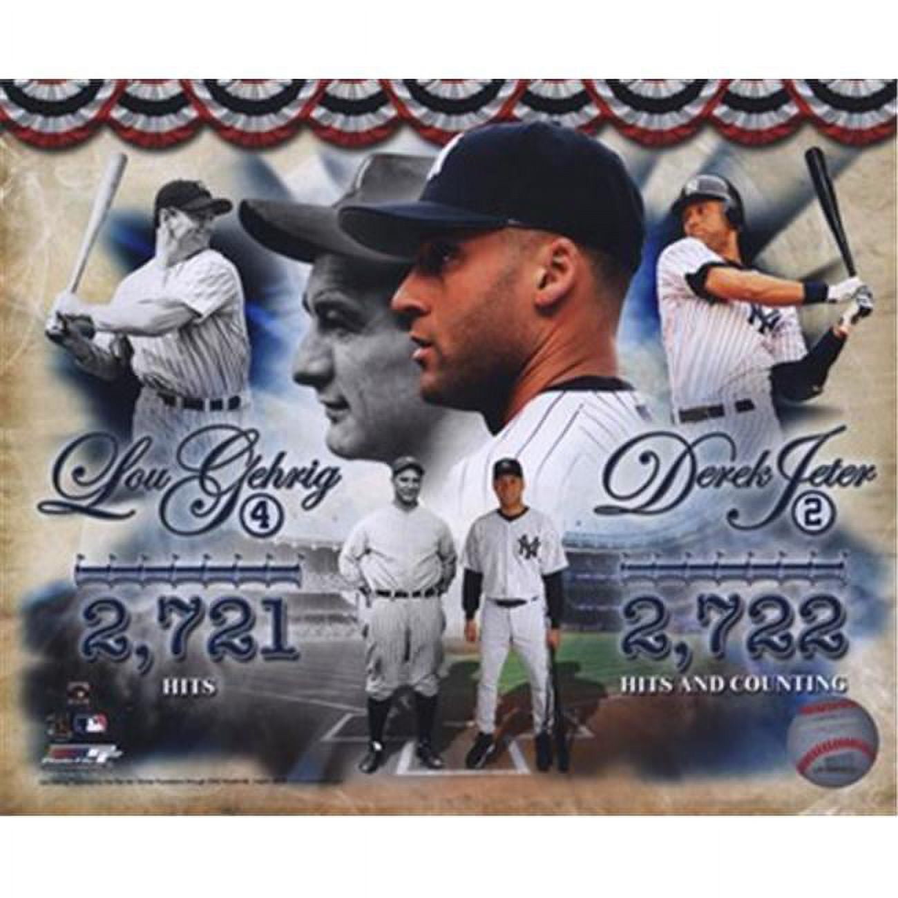 Liebermans Derek Jeter & Lou Gehrig All-Time Yankee Hit Leader ...