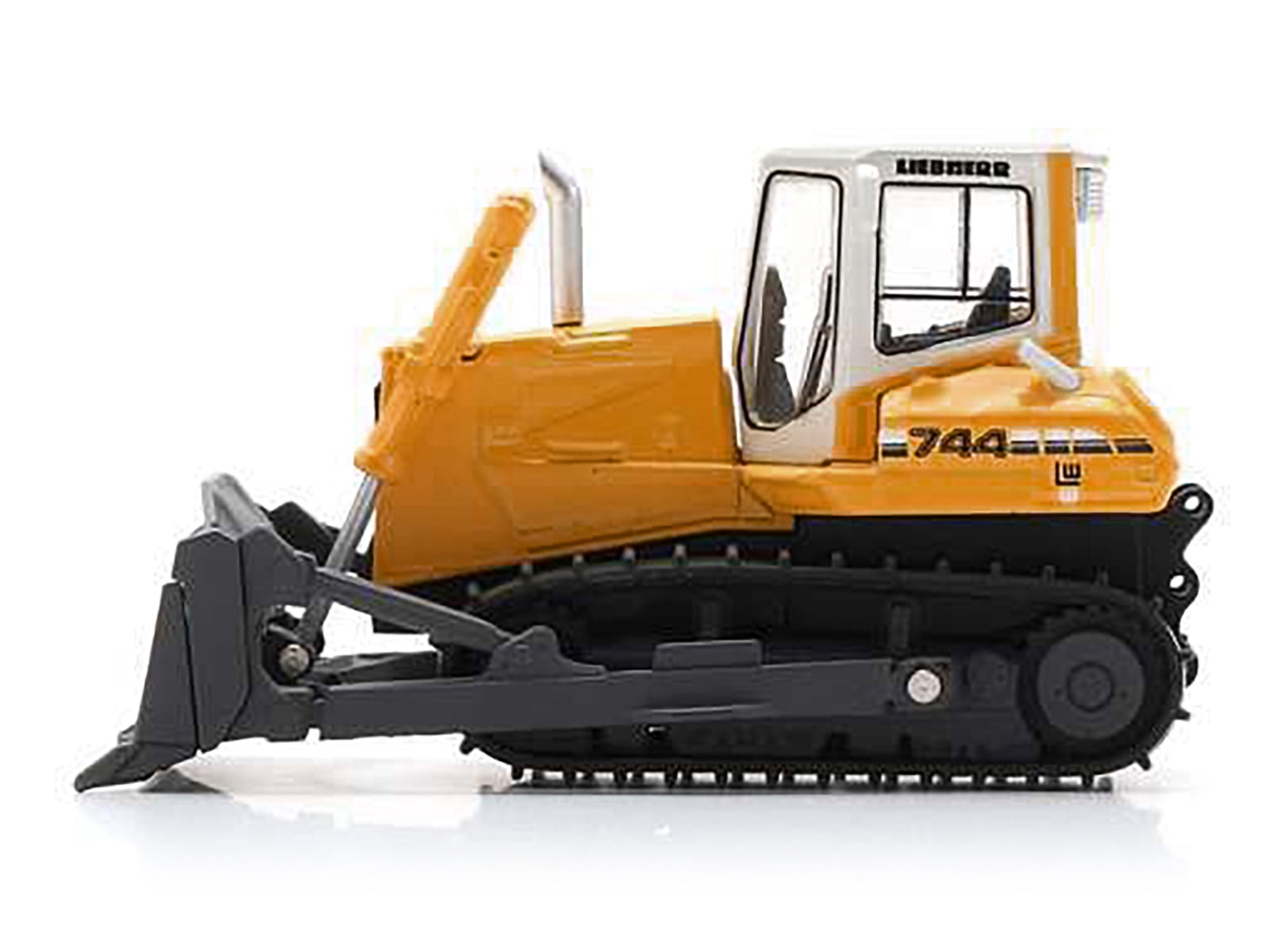 Liebherr PR 744 Bulldozer Yellow with White Top 1/87 (HO) Diecast Model ...
