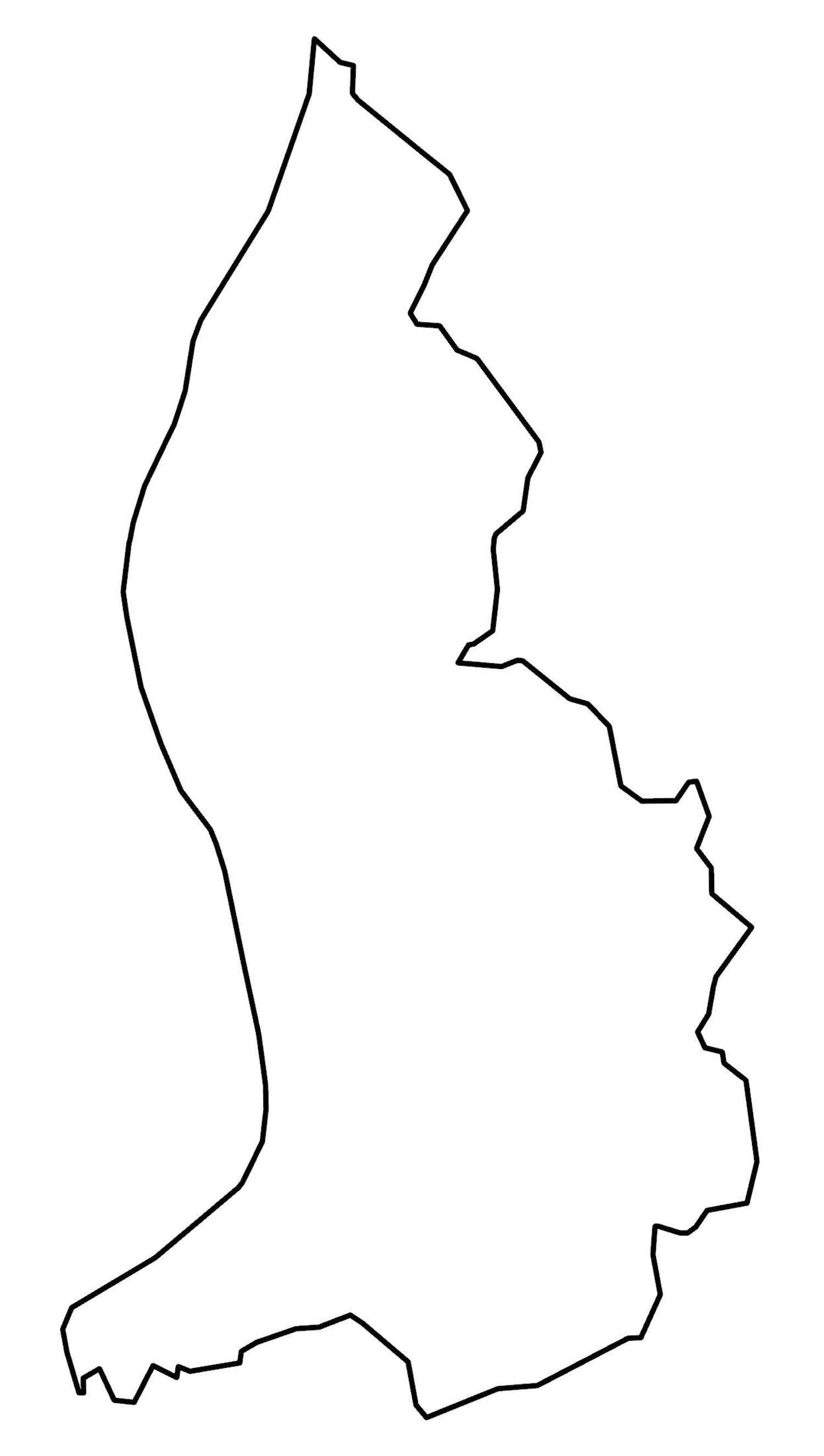 Liechtenstein Blank Outline Map GLOSSY POSTER PICTURE PHOTO PRINT ...