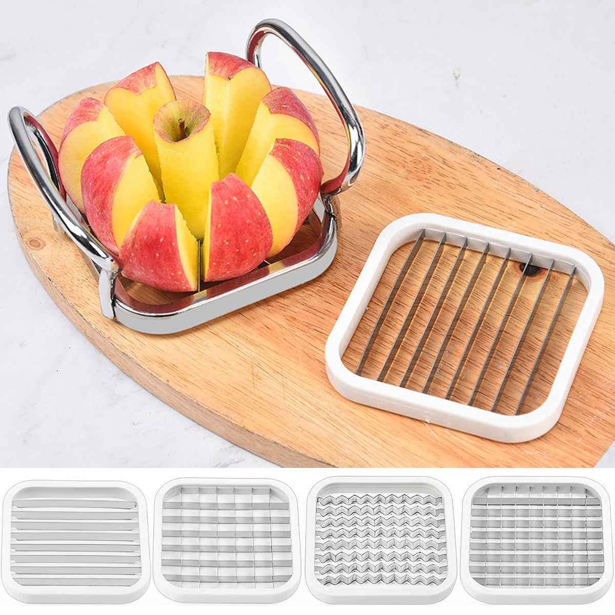 Lieonvis 5 in 1 Potato Fries Cutter Machine,Multi- purpose Stainless ...
