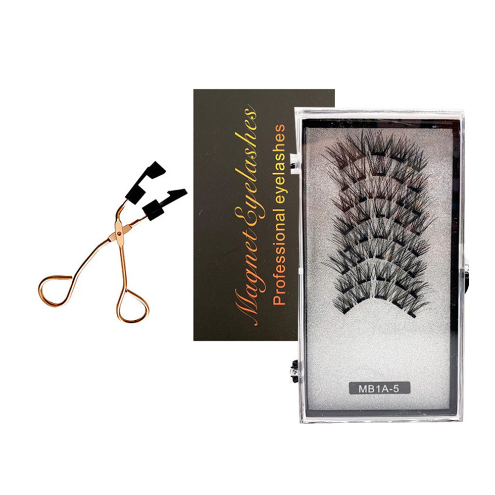 Lieonvis 8Pcs Magnetic False Eyelash Soft Fake Eyelash Waterproof ...