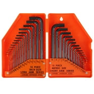 HART 22-Piece Ball End Hex Key Set and Handle SAE and MM - Walmart.com