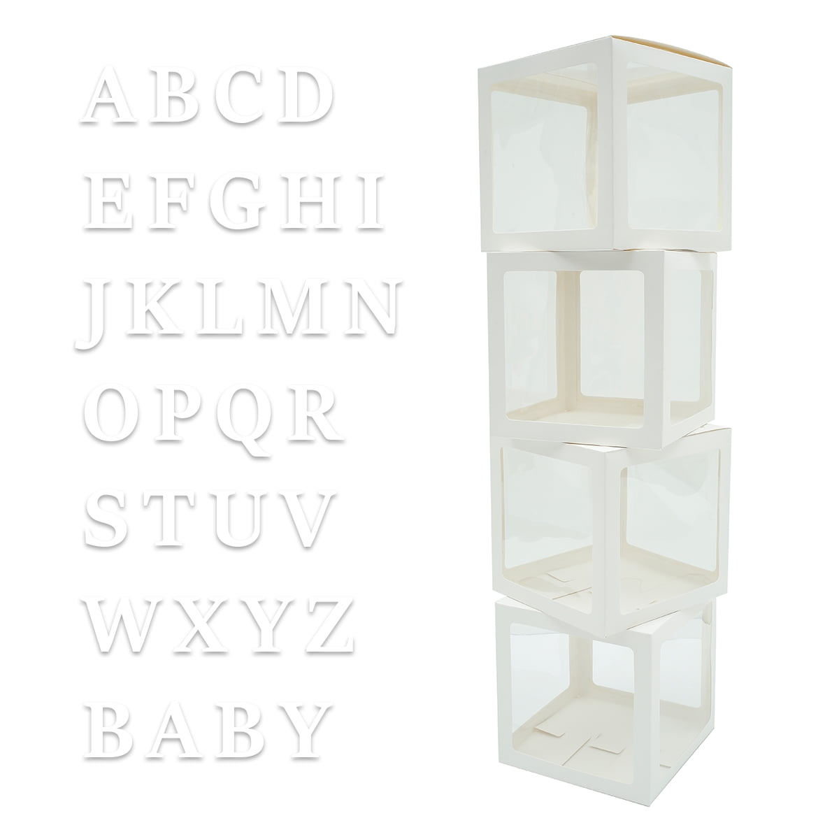 Lieonvis Balloon Boxes Baby Shower Decorations Boxes 1st Birthday ...
