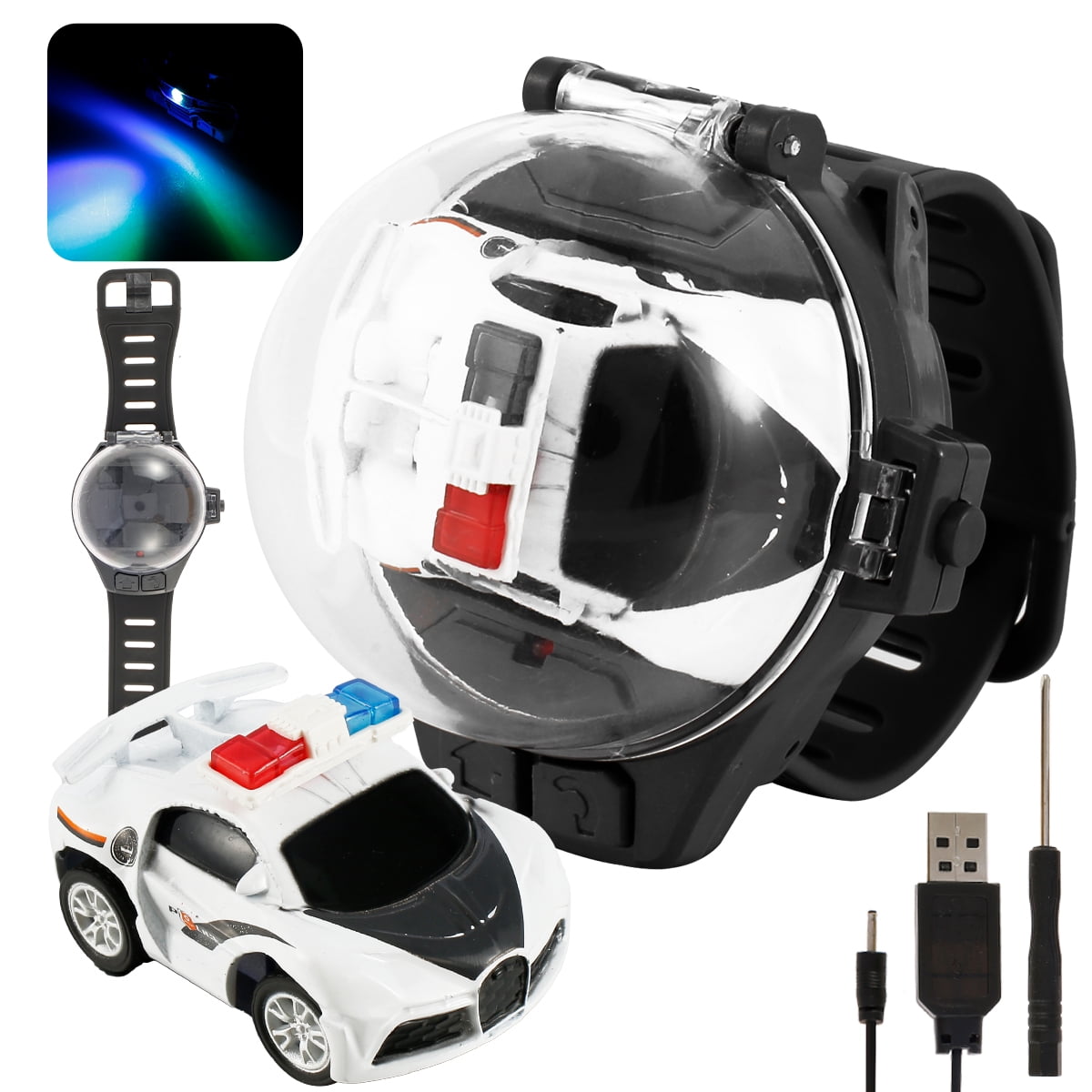 Lieonvis New Mini Remote Control Watch Car Toys,2.4 GHz Cute Wrist ...