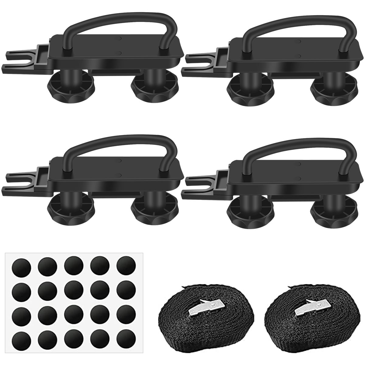 Lieonvis Roof Box Mounting Fitting Kit Heavy Duty Roof Box U-Bolt Clamp ...