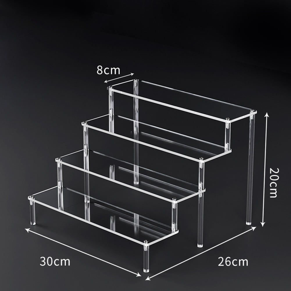 Lierteer 1-3 Layers Transparent Perfumes Storage Rack Desktop Organizer ...
