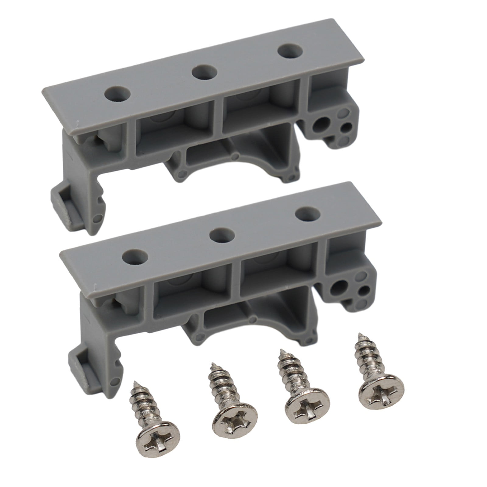 Lierteer 1 Sets PCB DIN C45 Rail Mount Adapter PCB Mount Bracket Clips ...