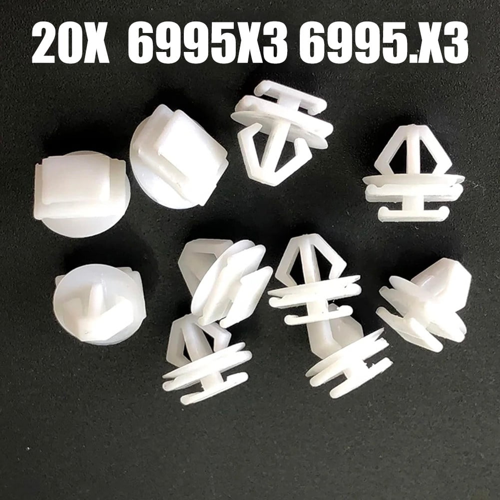 Lierteer 10/20/50Pcs Front Grille Panel Clips Expert Door Moulding ...