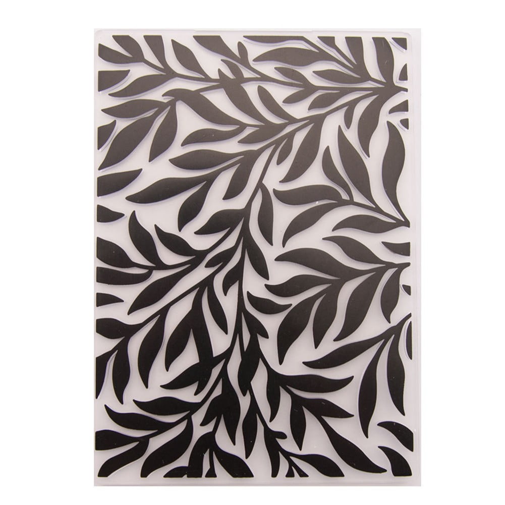 Lierteer 10.5x14.5cm Plastic Embossing Folder DIY Craft Template Molds ...