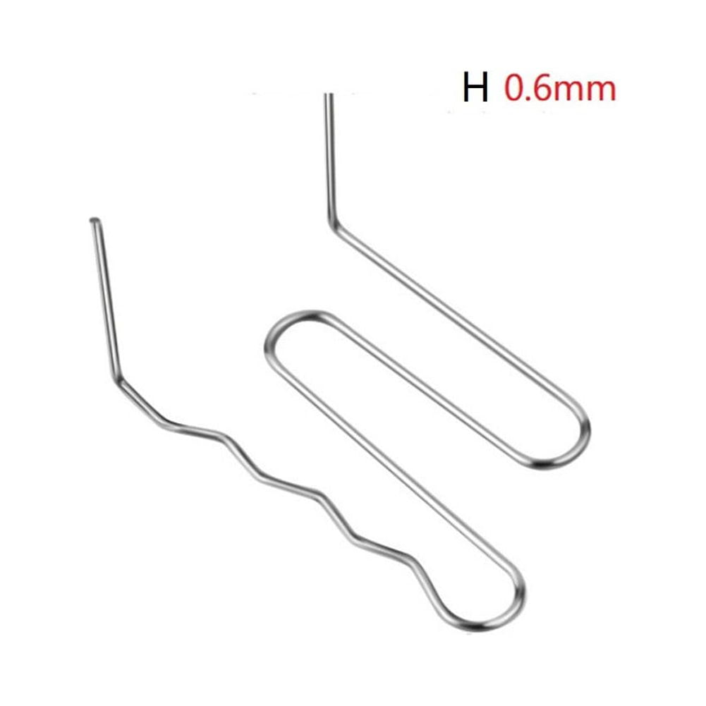 Lierteer 100PCS 0.6/0.8mm Hot Stapler Staples For Car Bumper Plastic ...