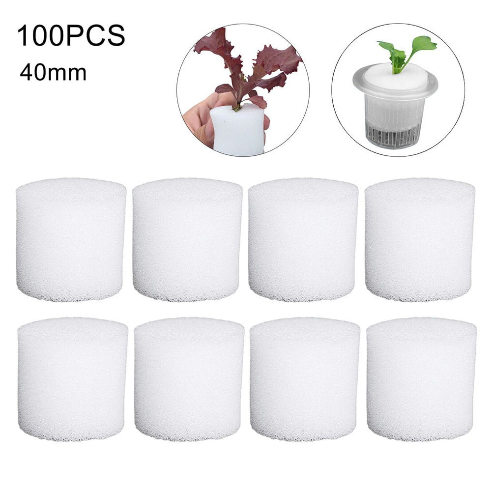 Lierteer 100PCS Soilless Hydroponics Sponge Cultivation Tray Flowerpot ...