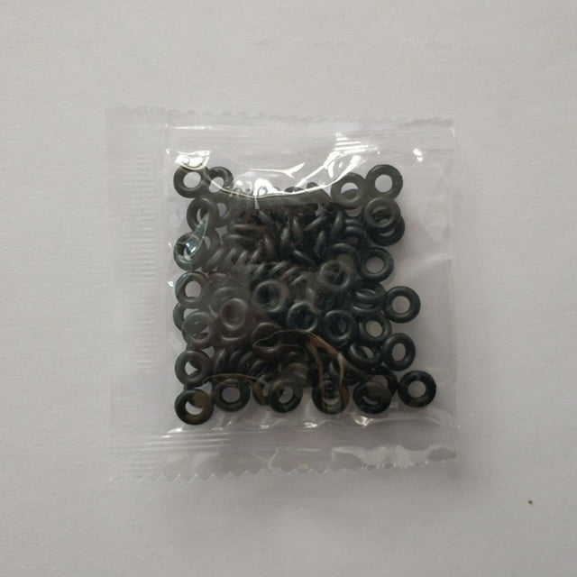 Lierteer 100Pcs Carp Fishing Rigs Rings O Ring for Wacky Rigging Worms ...