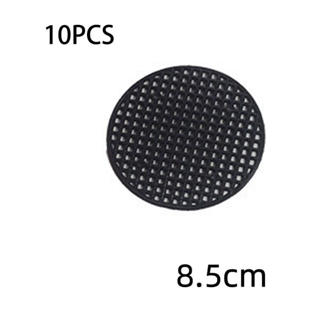 Lierteer 10Pcs Flower Pot Hole Mesh Pad Round Bottom Grid Mat Drainage ...