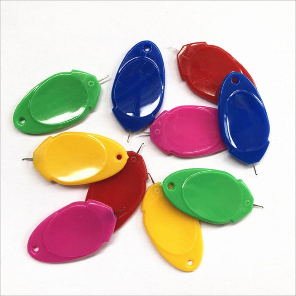 Lierteer 10Pcs Needle Threader Simple Needle Threading Hand Machine ...