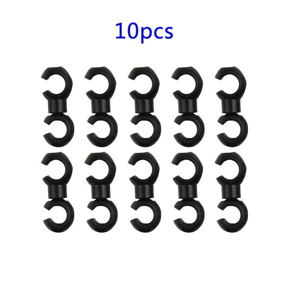 Lierteer 10Pcs S Shaped Hook Clips Rotating Bike Brake Gear Cross Cable ...