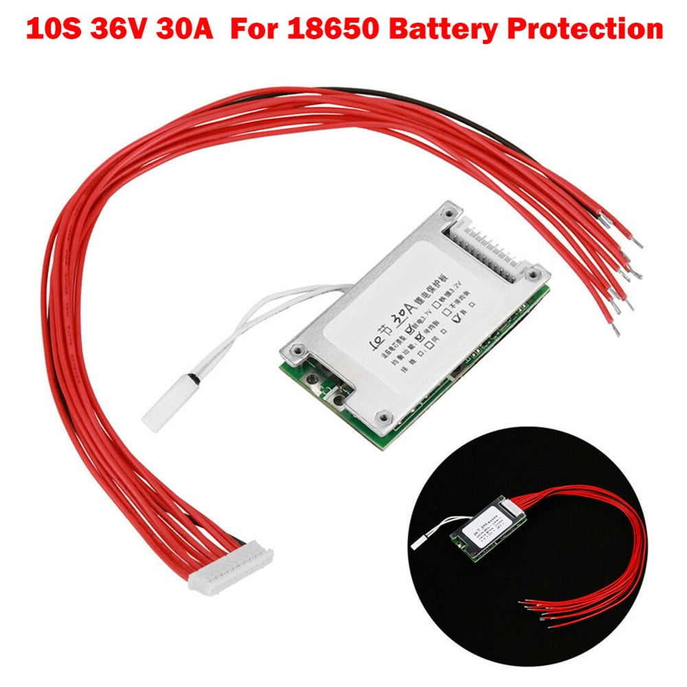 Lierteer 10S 36V 30A Li-Ion Cell Battery Protection Bms Pcb Board W ...