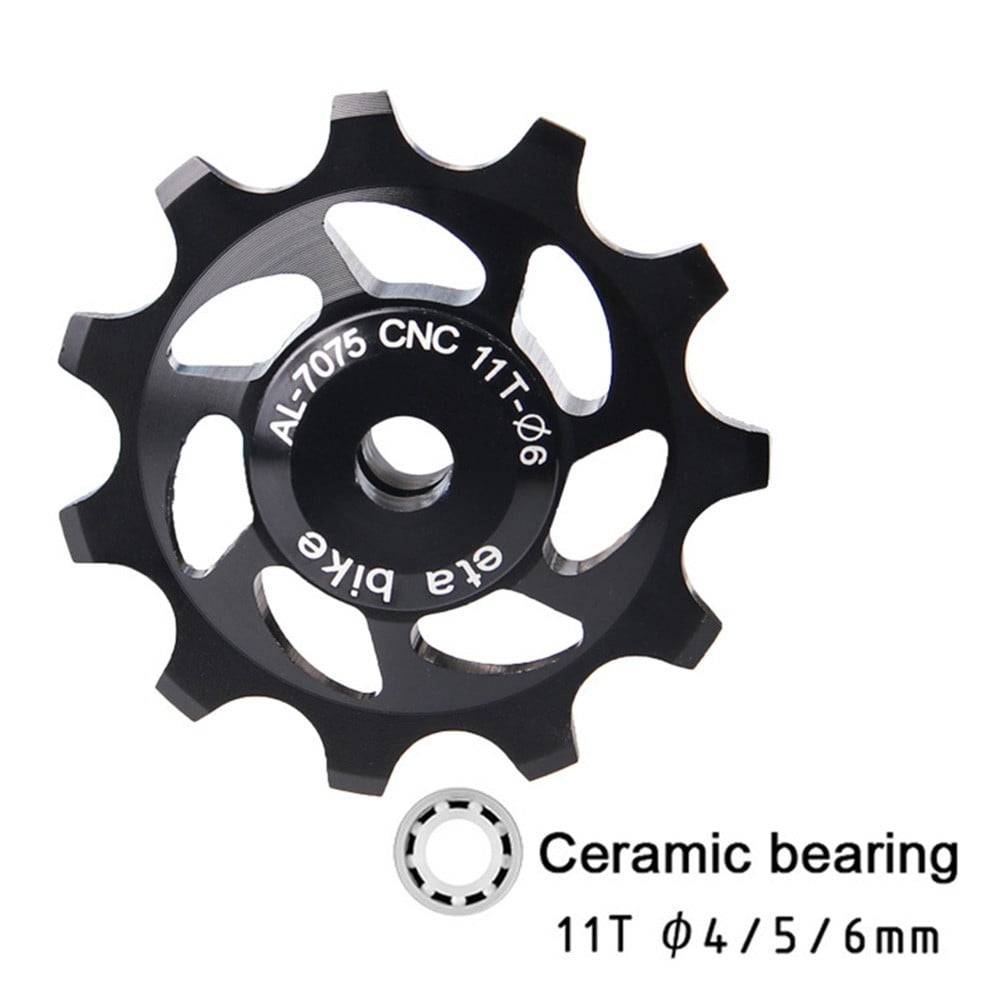 Lierteer 11T Ceramic Bearing Jockey Wheel Pulley Bicycle Road Bike Rear Derailleur - Walmart.com