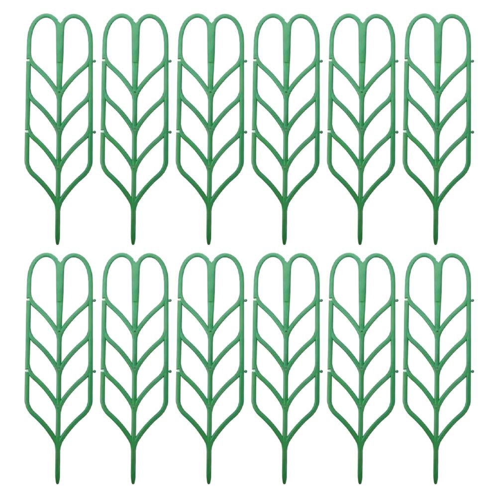 Lierteer 12PC Climbing Frame Plant Support Frame Potted Flower Stand ...