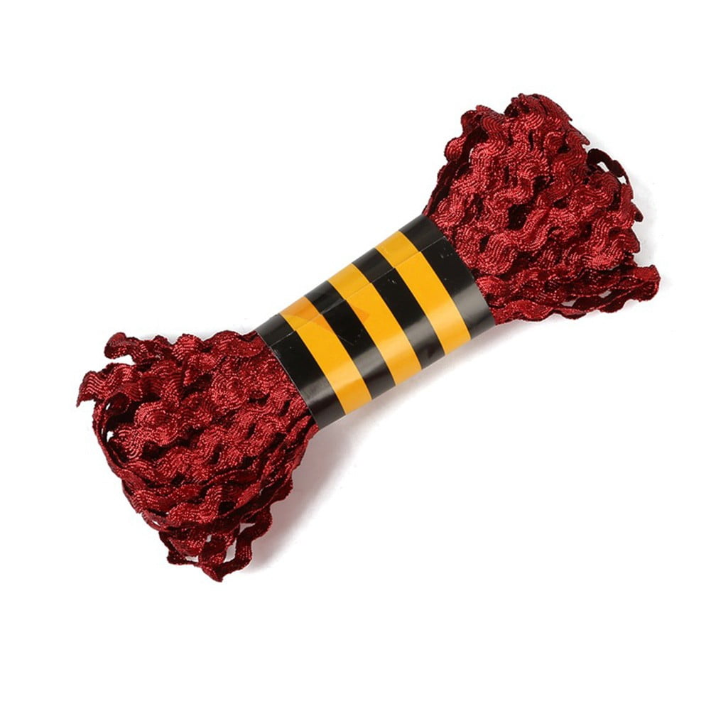 Lierteer 15yards 8mm Golden Polyester Ribbon Zig Zag Ribbons DIY ...