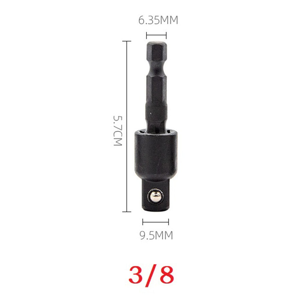 Lierteer 1PC 360° Rotatable Electric Drill Socket Adapter for Impact ...