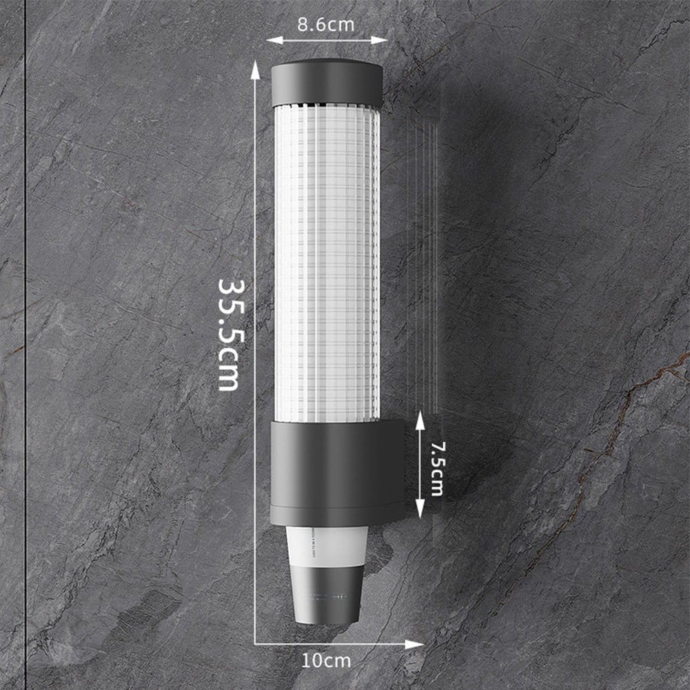 Lierteer 1pc Wall Mount Disposable Automatic Remover Cup Holder Cup ...