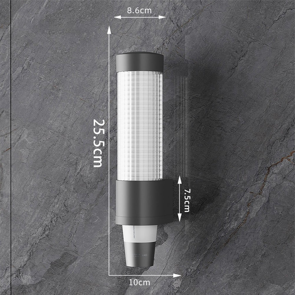 Lierteer 1pc Wall Mount Disposable Automatic Remover Cup Holder Cup ...