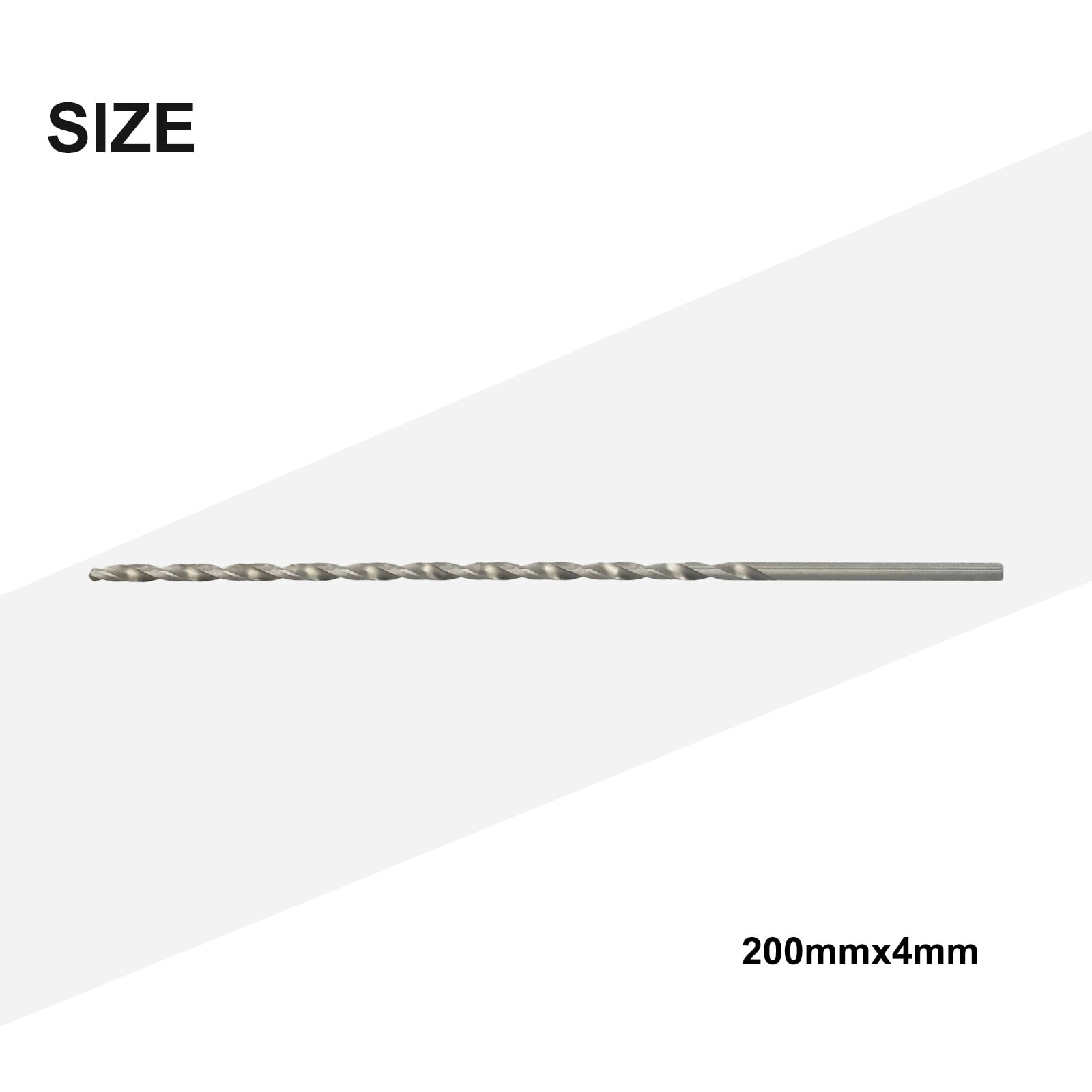 Lierteer 200mm Extra Long High Speed Steel HSS Drill Bits For Metal ...