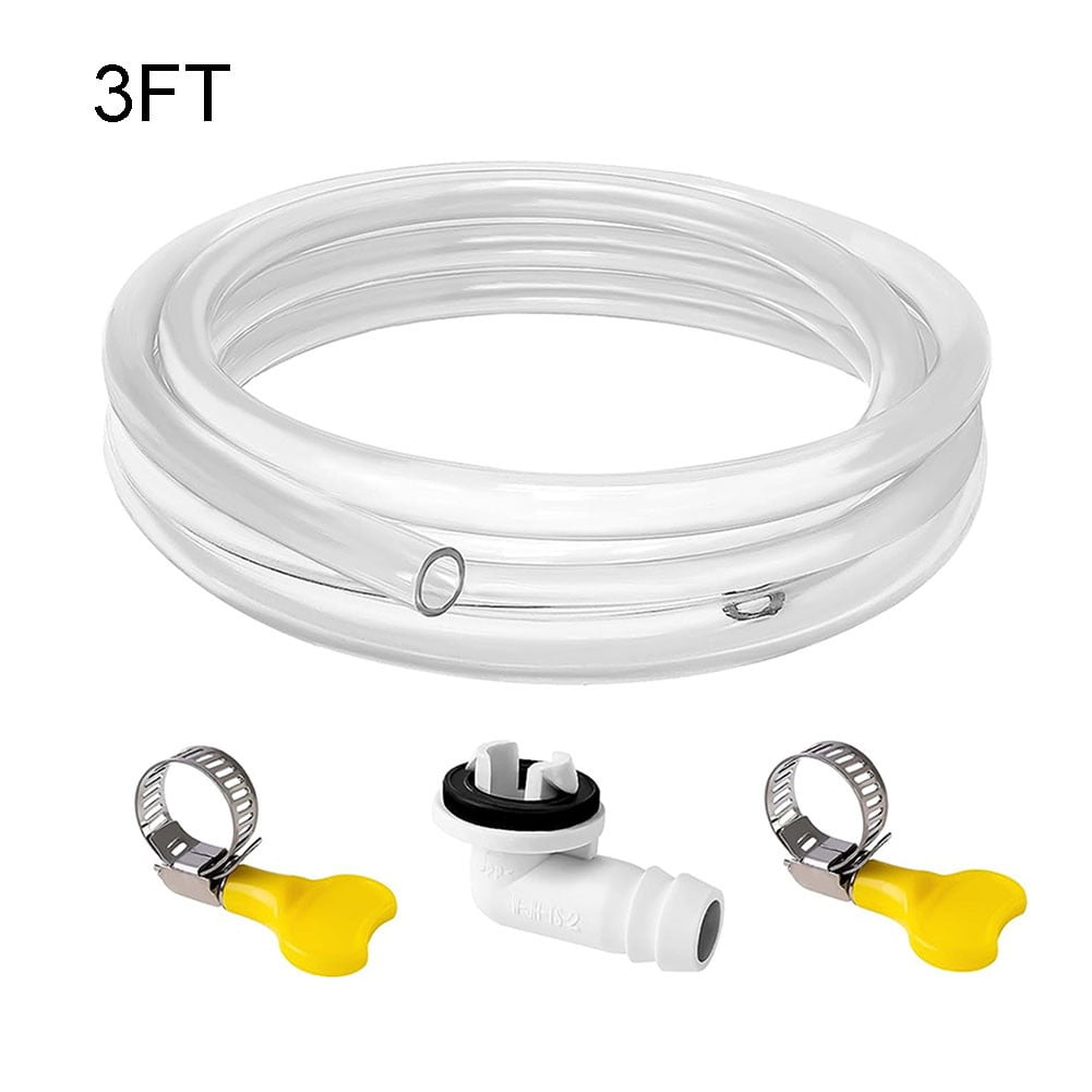 Lierteer 3/6ft Air Conditioner Drain Hose Split Casement Air ...