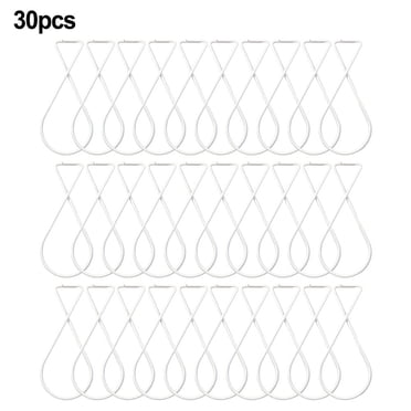 NACETURE 30 Pcs Drop Ceiling Hook – 10 Pcs White Ceiling Hooks & 20 Pcs ...