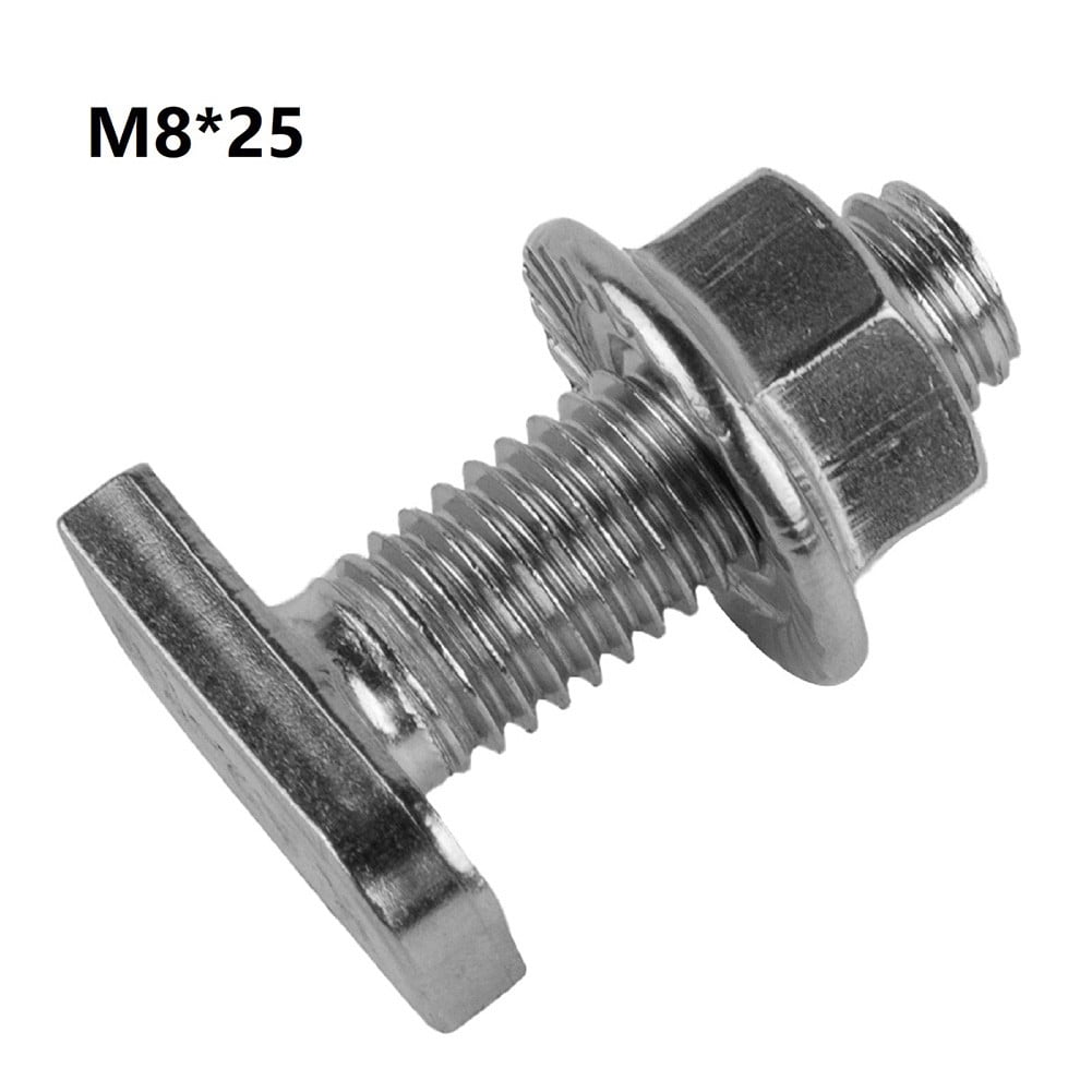 Lierteer 304 Stainless Steel Hammer Head Screws with Flange Nuts M8 ...