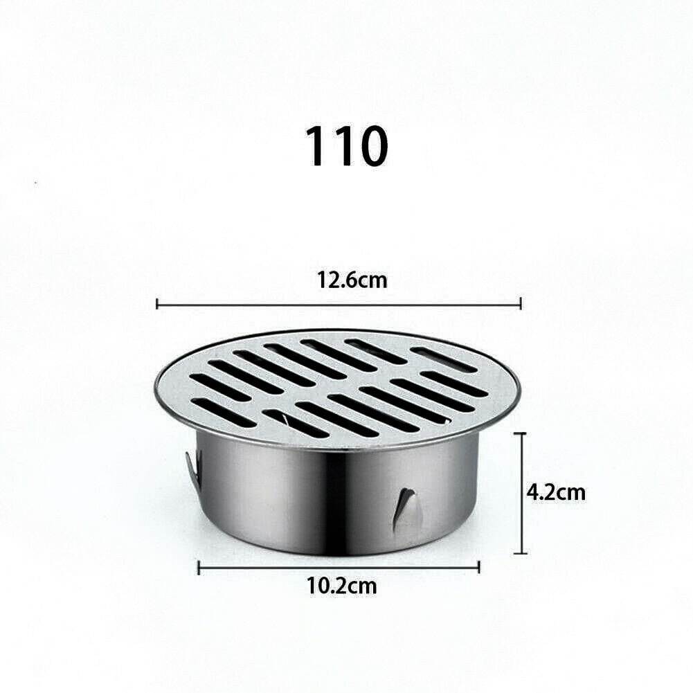 Lierteer 304 Stainless Steel thicken Drainage Roof Patio Round Flat ...