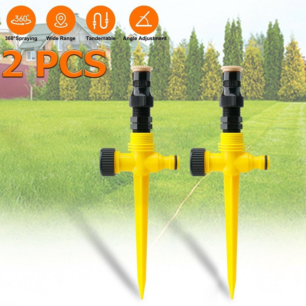 Lierteer 360° Rotation Auto Irrigation System Garden Lawn Sprinkler ...