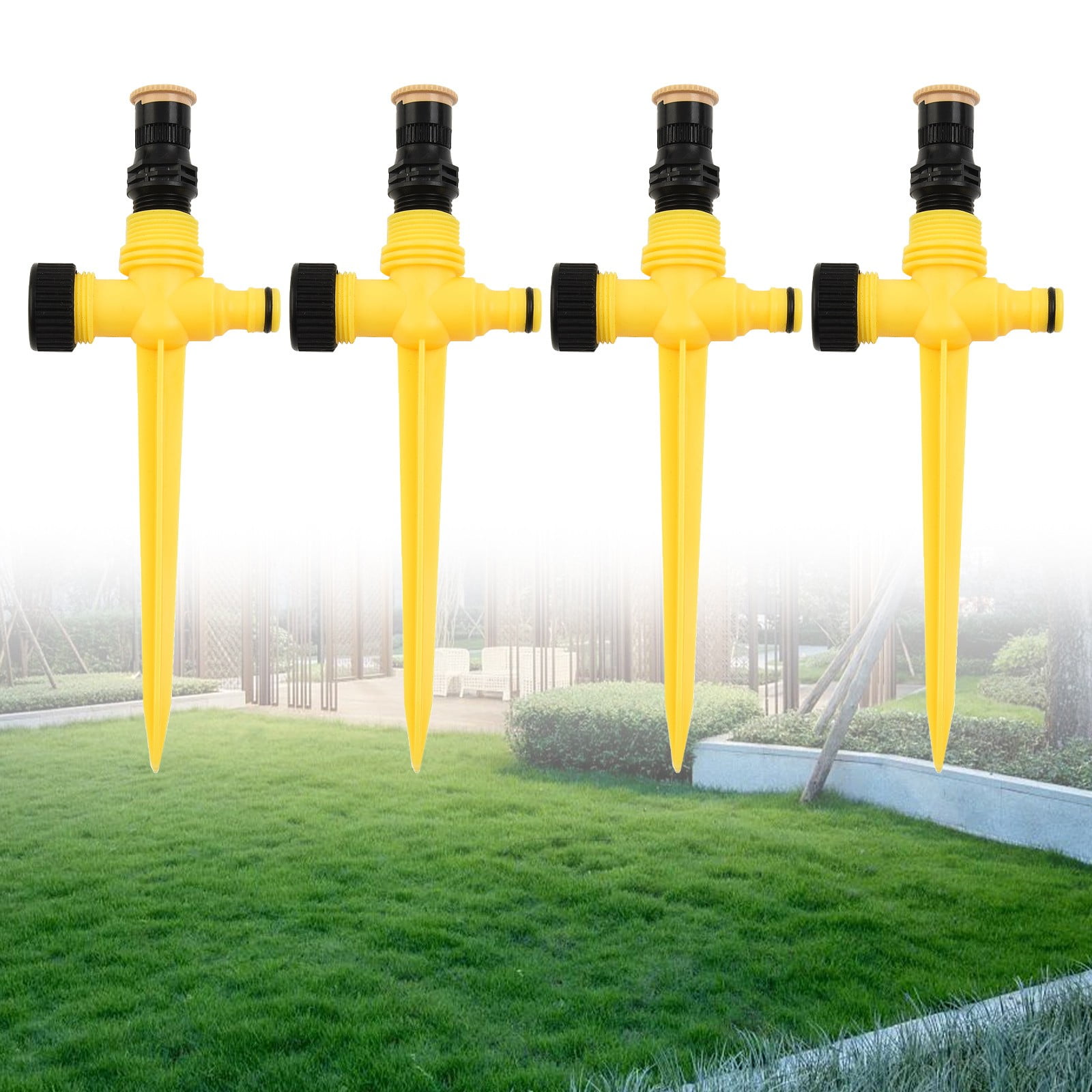 Lierteer 360° Rotation Auto Irrigation System Garden Lawn Sprinkler ...