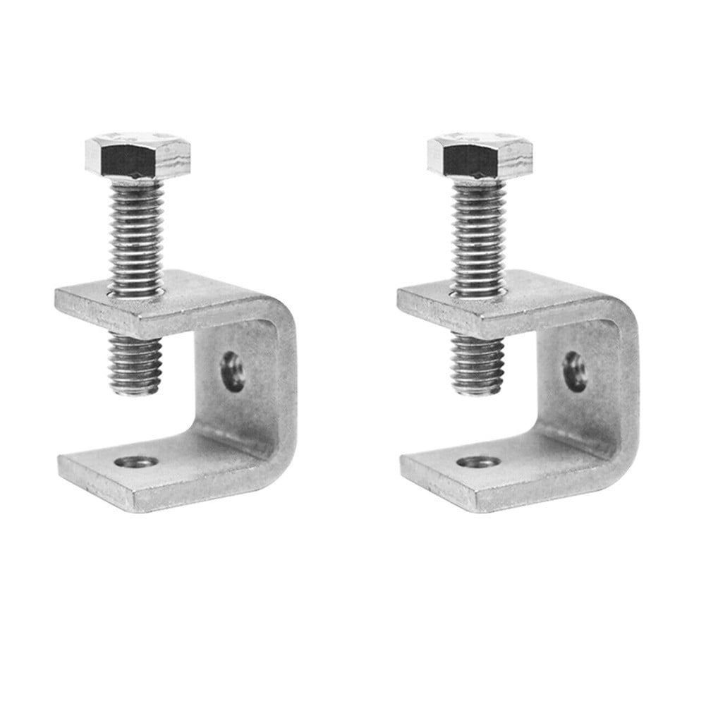 Lierteer 4X Stainless Steel C Clamps Clamp for Mounting U Clamps Small ...
