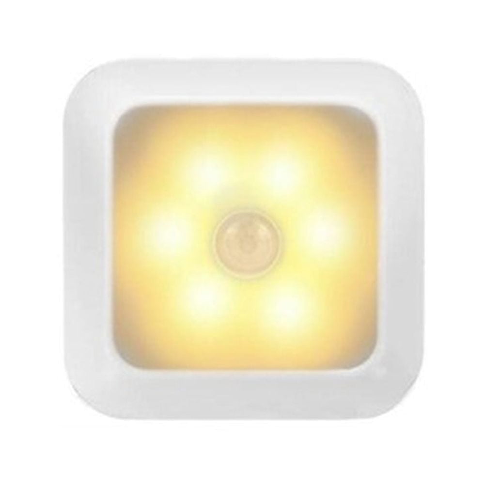 Lierteer 6 Led Motion Sensor Light Battery Wireless Pir Cabinet Stair ...