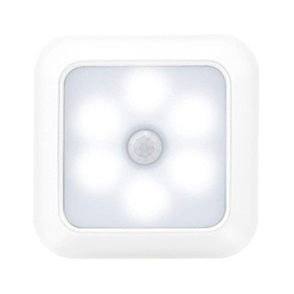 Lierteer 6 Led Motion Sensor Light Battery Wireless Pir Cabinet Stair ...