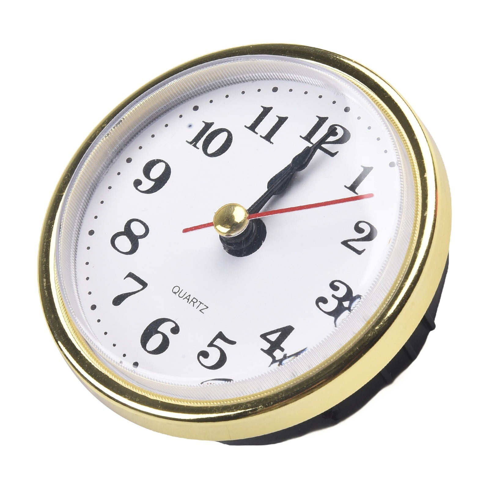 Lierteer 65MM Quartz Clock Inserts Movement Replacement DIY Gold Arabic ...