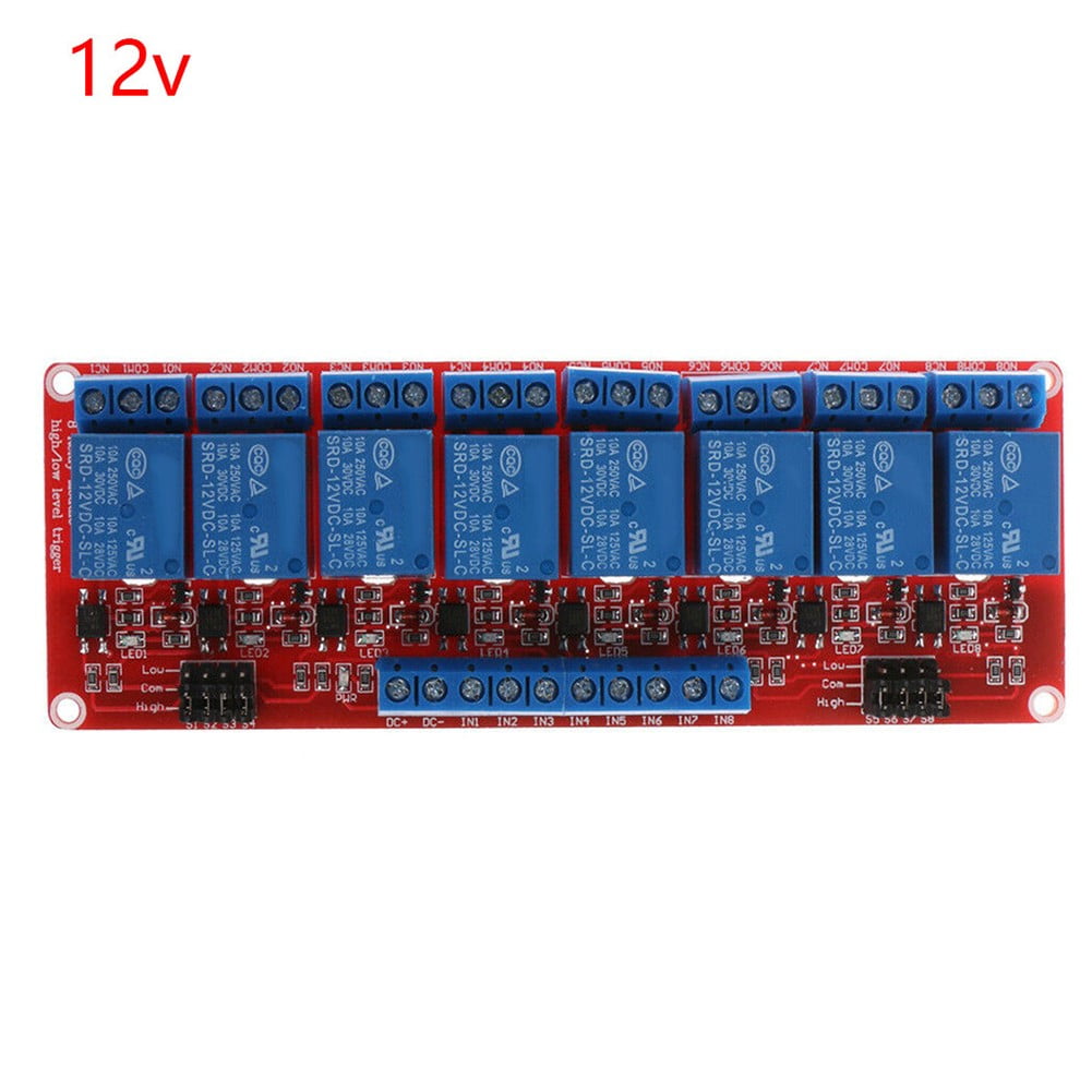 Lierteer 8Channel Relay Module High and Low Level Trigger Relay Control ...